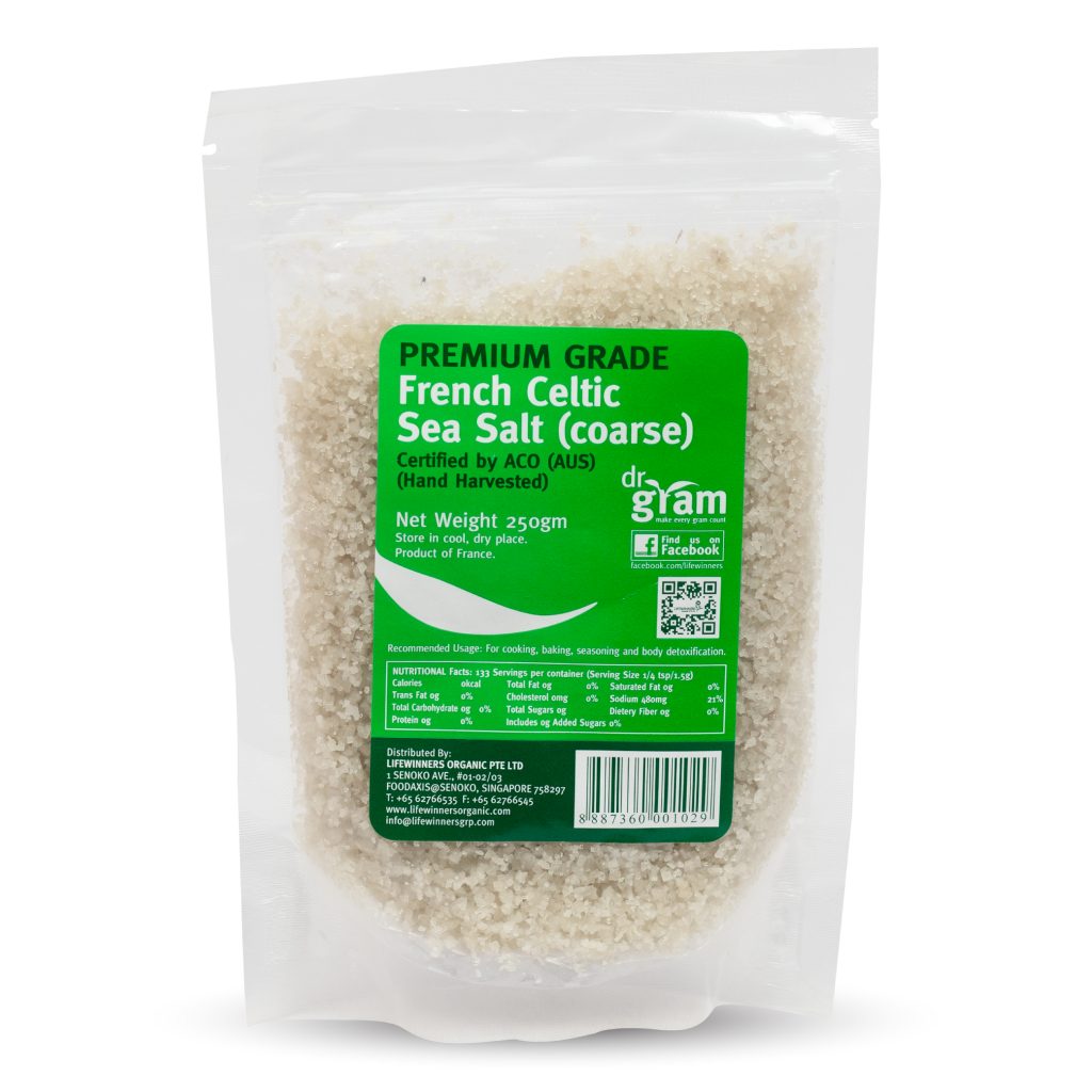 DR. GRAM COARSE FRENCH CELTIC SALT 250GM – Mawola Traders