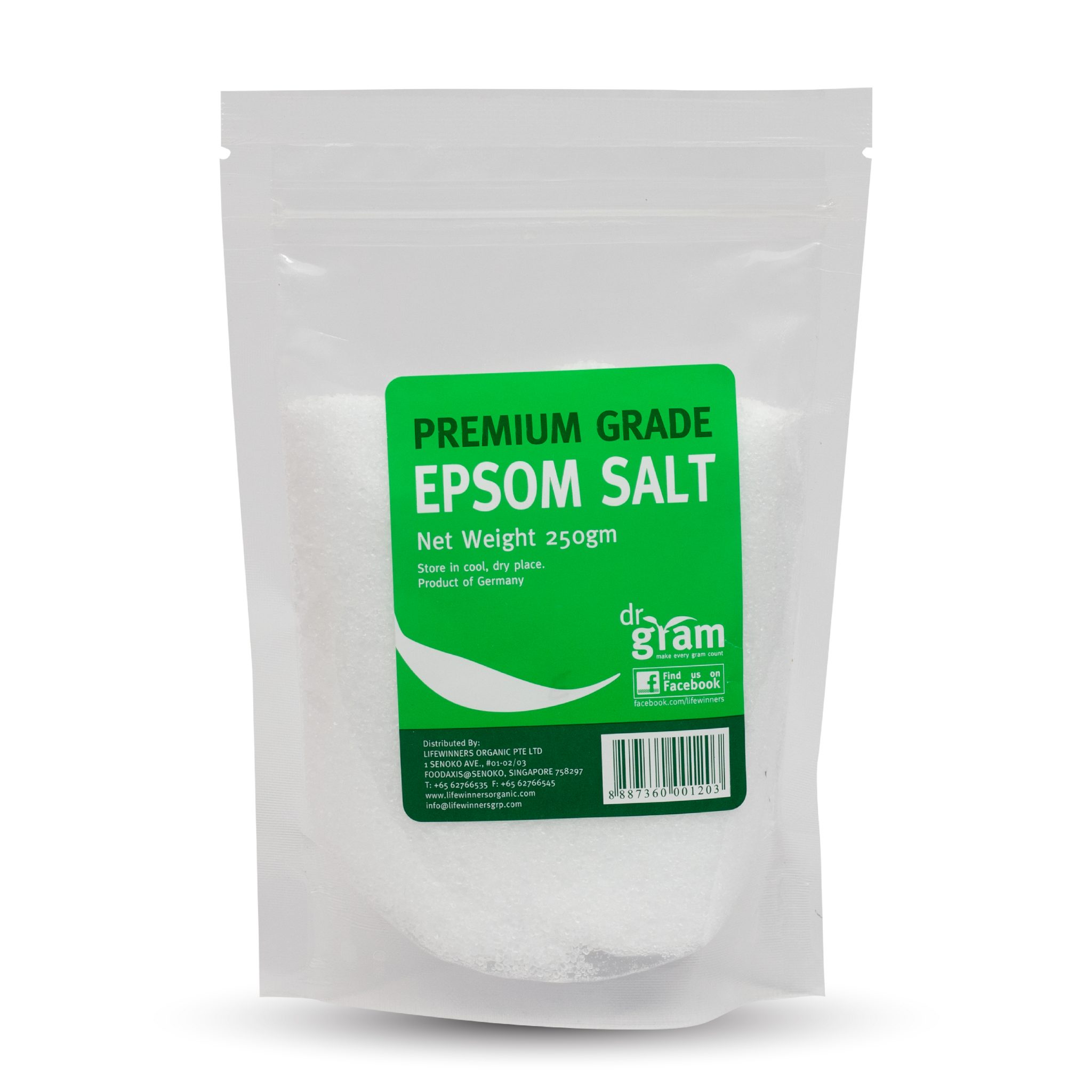 DR. GRAM SALT EPSOM SALT 250GM - Mawola Traders