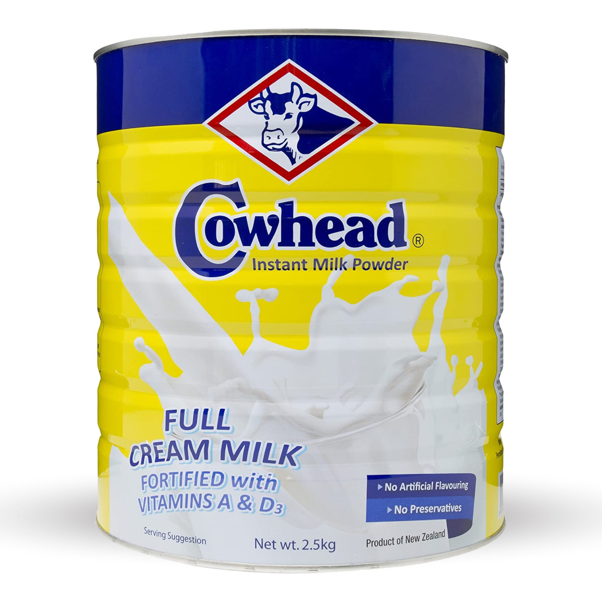 COWHEAD Milk Powder Full Cream Tin 2.5 kg – Mawola Traders