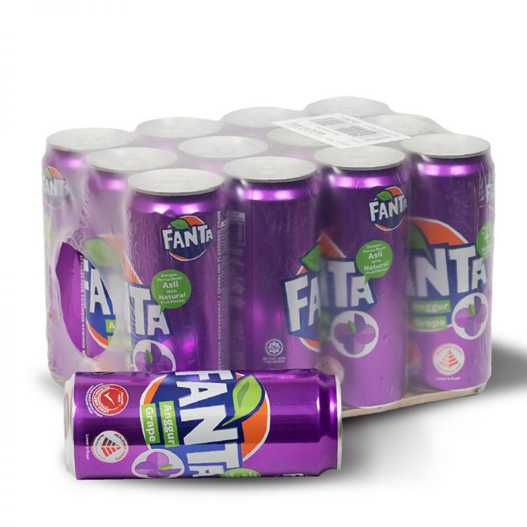 Fanta Grape Can Soft drinks 320 ml (24 pieces/Full Case) – Mawola Traders
