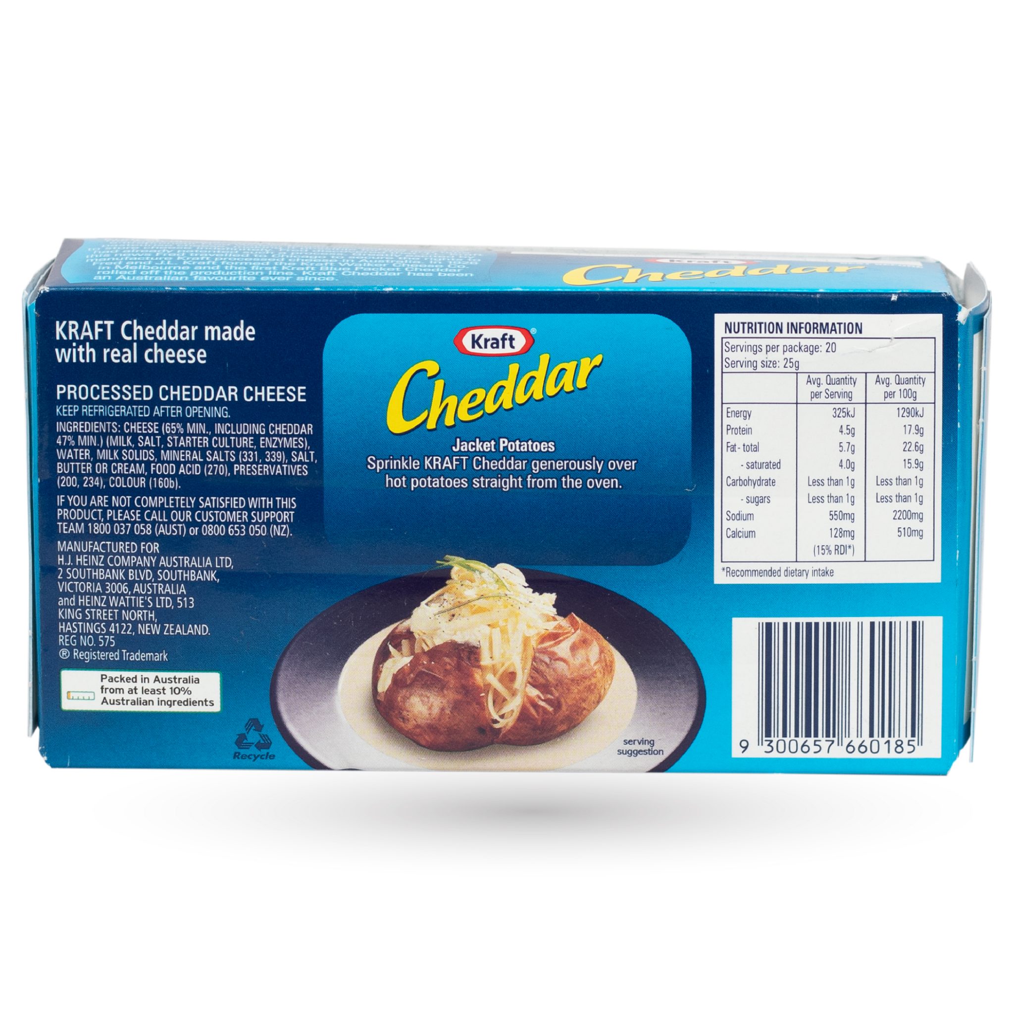 Kraft Cheddar Cheese Block 500gm – Mawola Traders