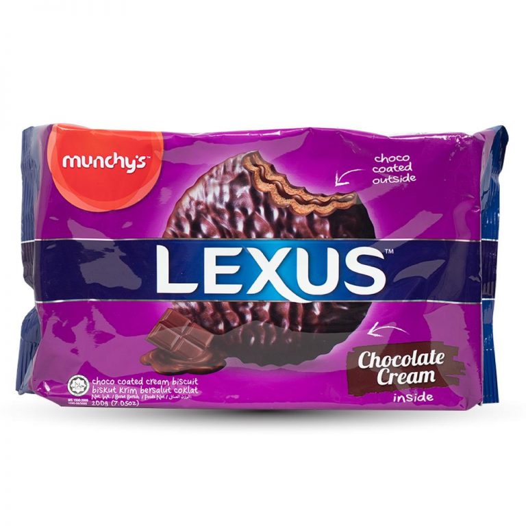 Munchy’s Lexus Choco Coated Cream Biscuit 200g – Mawola Traders